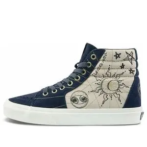 VANS Sk8-hi High Top Sneakers With Graphic Print - Blue