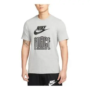 Nike Nike Logo Force T-shirt 'grey' Grey