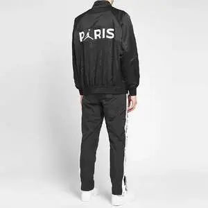 JORDAN X Psg Alphabet Print Zipper Jacket