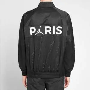 JORDAN X Psg Alphabet Print Zipper Jacket