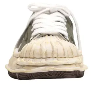 Mihara Yasuhiro Blakey Og Sole Film Attached Canvas Low-top Sneakers - Khaki