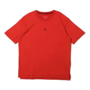 JORDAN Dri-fit Logo Quick Dry Sports Short Sleeve Red T-shirt - Multi-color