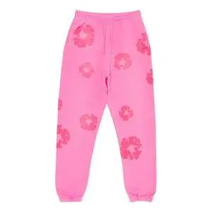 DENIM TEARS Mono Cotton Wreath Sweatpants - Pink