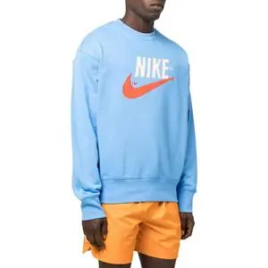 Nike Long Sleeve Crewneck Sweatshirt With Logo Graphic