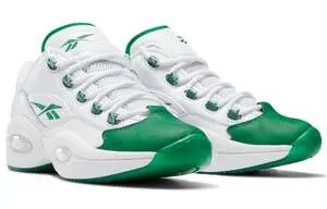 REEBOK Question Low "green Toe" Sneakers - White/green
