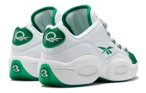 REEBOK Question Low "green Toe" Sneakers - White/green