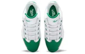 REEBOK Question Low "green Toe" Sneakers - White/green