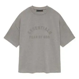Fear Of God Ss24 Heavy T-shirt - Heather Grey