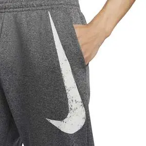 Nike Therma-fit Pants 'big Swoosh Grey - Grey/white