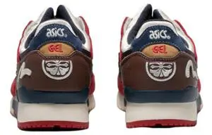 Asics Gel-lyte Iii X Evisu "red Grey Brown" Sneakers - Red/grey/brown