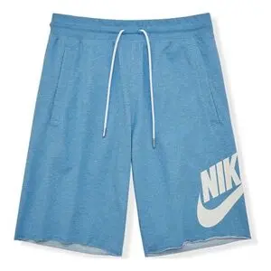 Nike French Terry Athleisure Shorts With Large Logo - Multi-color