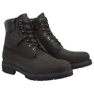 Timberland Premium 6 Inch Waterproof Lace-up Boots - Black