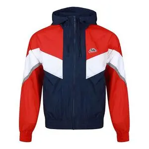Nike Windrunner+ Hooded Windproof Reflective Jacket - Red