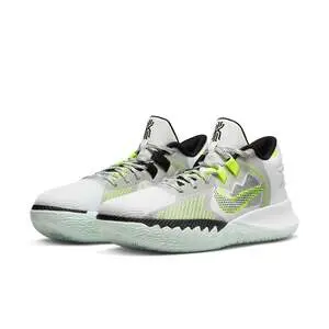 Nike Kyrie Flytrap 5 Ep Mid Top Basketball Sneakers - Summit White/black/volt