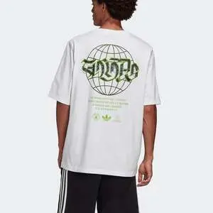 Adidas Originals Graphic Tee 3 Graffiti Printing Round Neck