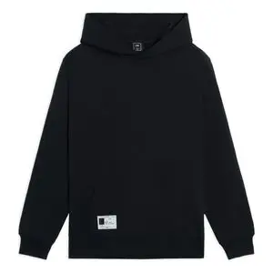 LI-NING Label Logo Hoodie - Black