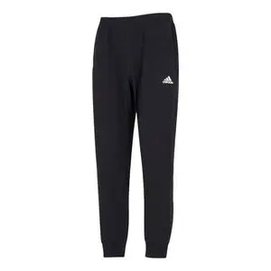 Adidas Solid Color Logo Knit Casual Bundle Feet Sports Pants/trousers/joggers Black - Default Color