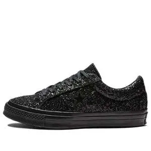 CONVERSE One Star Glitter Low Top Sneakers - Black
