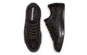 CONVERSE One Star Glitter Low Top Sneakers - Black