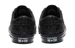 CONVERSE One Star Glitter Low Top Sneakers - Black