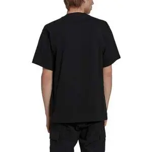 Adidas Solid Color Round Neck Pullover Short Sleeve Casual Black T-shirt - Multi-color