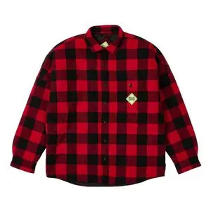 PALACE Hardware Insulated Shirt 'red - Red/black