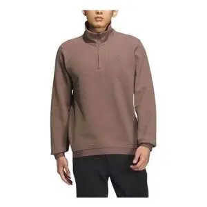 Adidas Half-zip Sleeve Sweatshirt - Brown