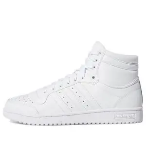 Adidas Top Ten High Top Lace Up Sneakers - White