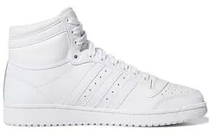 Adidas Top Ten High Top Lace Up Sneakers - White