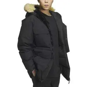 Adidas Furry Down Parka - Black