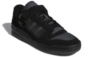 Adidas Forum Low Cordura Fabric Sneakers - Black
