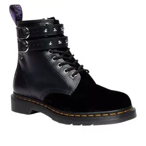 Dr. Martens X Wednesday 1460 Velvet Combat Boots
