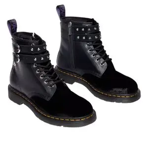 Dr. Martens X Wednesday 1460 Velvet Combat Boots