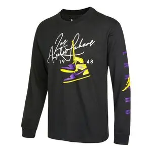 Nike Lakers "city Statement" Long Sleeve T-shirt - Default Color