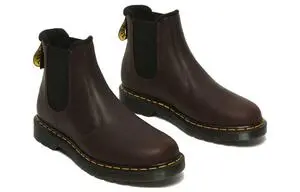 Dr. Martens 2976 Warmwair Leather Chelsea Boots - Dark Brown
