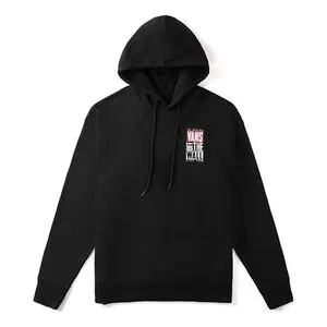 VANS Pullover Hoodie With Graphic Detail - Black