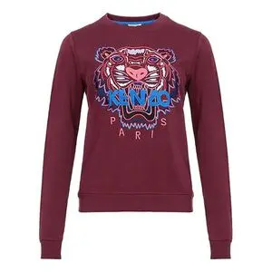 Kenzo Tiger Head Pattern Long Sleeves Pullover Hoodie