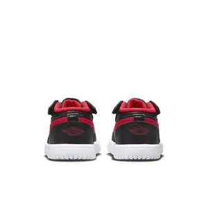 JORDAN 1 Low Sneakers - Black/red