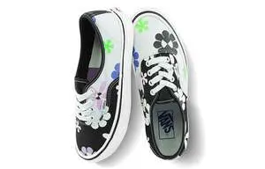 VANS Authentic 44 Dx Anaheim Factory Psychedelic Floral Sneakers - Black/white