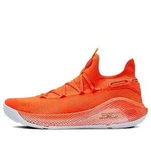 Under Armour Curry 6 Team Basketball Sneakers - Orange