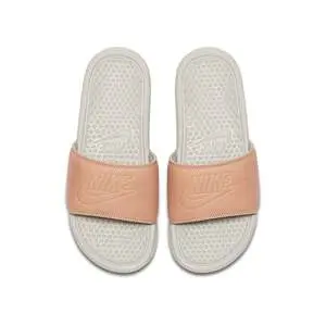 Nike Benassi Jdi Bp Vachetta Tan Slides - Pink/blue