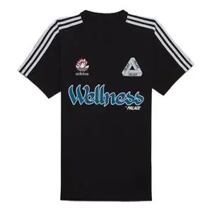 PALACE X Adidas Originals Wellness Graphic Short Sleeve T-shirt - Black
