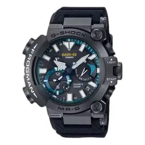 Casio G-shock Analog Titanium Watch - Black/titanium/blue