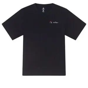 CONVERSE Graphic Print T-shirt - Black