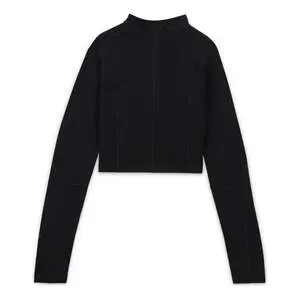Nike X Off-white Long-sleeve Cropped Top - Black