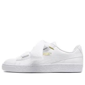 PUMA Basket Heart Patent Sneakers - White
