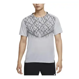 Nike Dri-fit Adv Techknit Reflective Design Running Short Sleeve - Multi-color