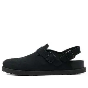 BIRKENSTOCK Iv Tokio Suede Sandals - Black