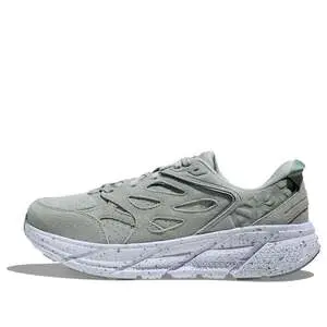 Hoka One One HOKA ONE ONE Clifton Suede Sneakers Grey