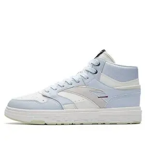ANTA Street Naughty High Top Sneakers - White/blue/grey